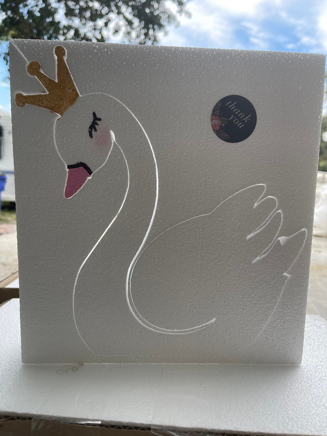 Swan Centerpieces - Etsy
