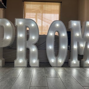 Prom Marquee Letters - Etsy