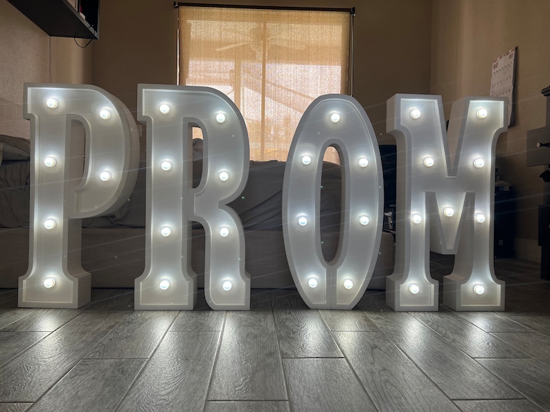Prom Marquee Letters - Etsy