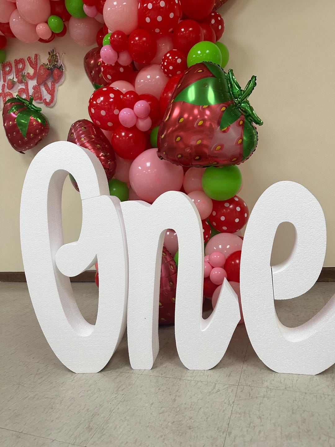 One Letters | to Decorate First Birthday - Etsy