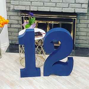 Giant Numbers - Etsy