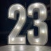 Marquee Numbers - Etsy