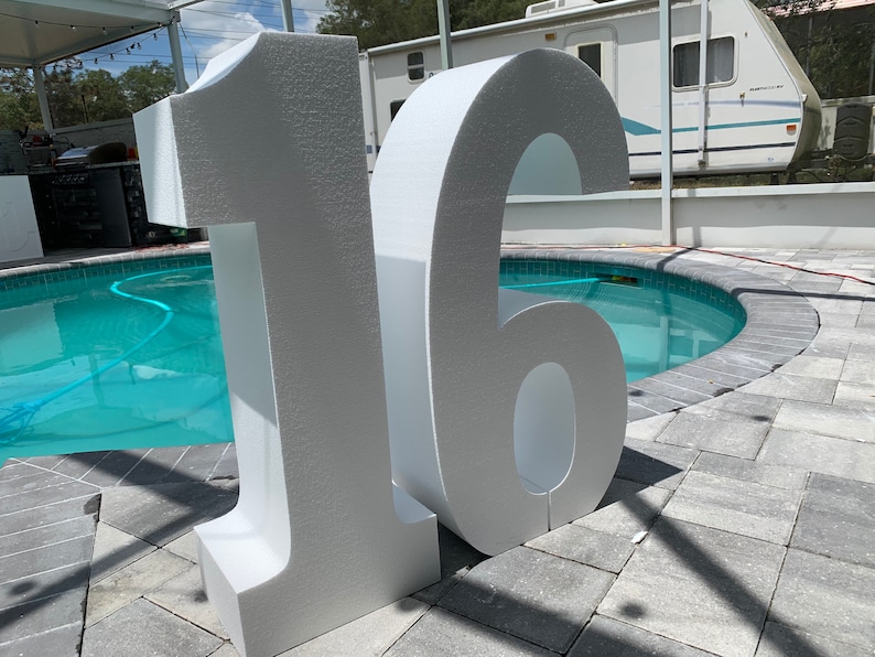 Giant Numbers - Etsy