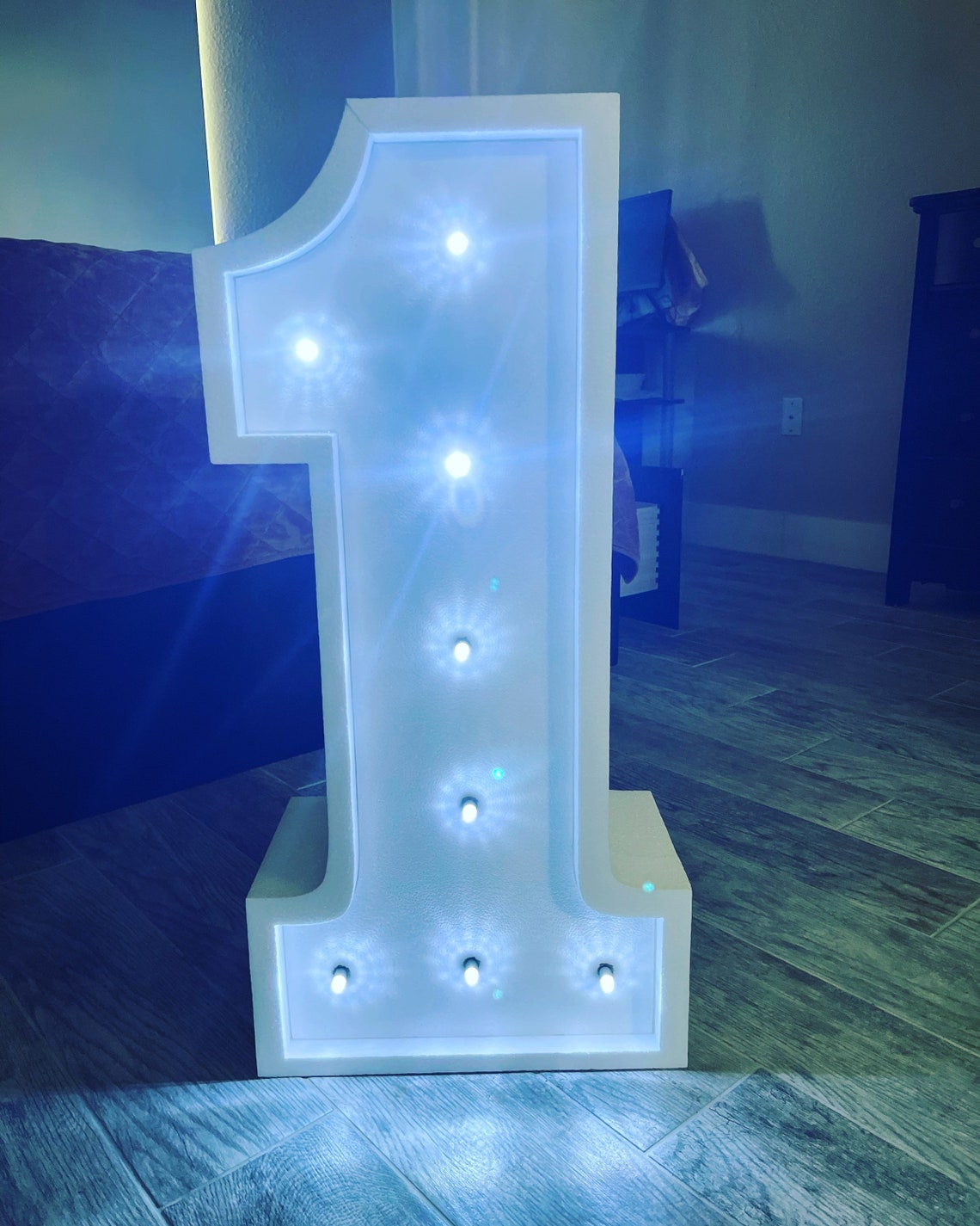 Marquee Light up Numbers - Etsy