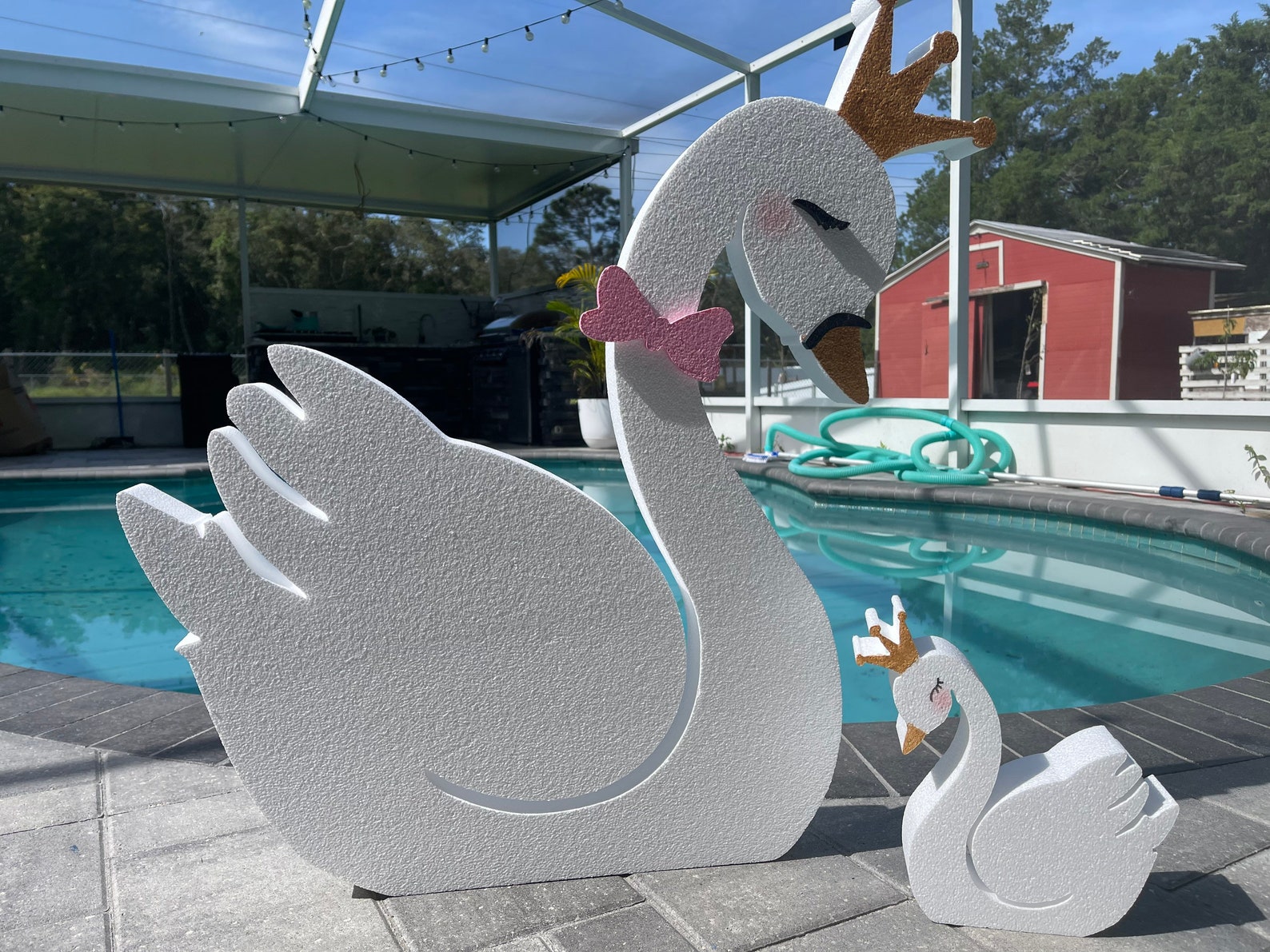 Swan Centerpieces - Etsy