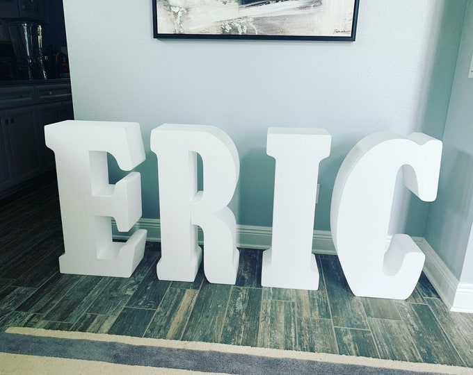 3D Styrofoam Letters 1" Thickness,grin Foam,shop Sign,custom Letters ...