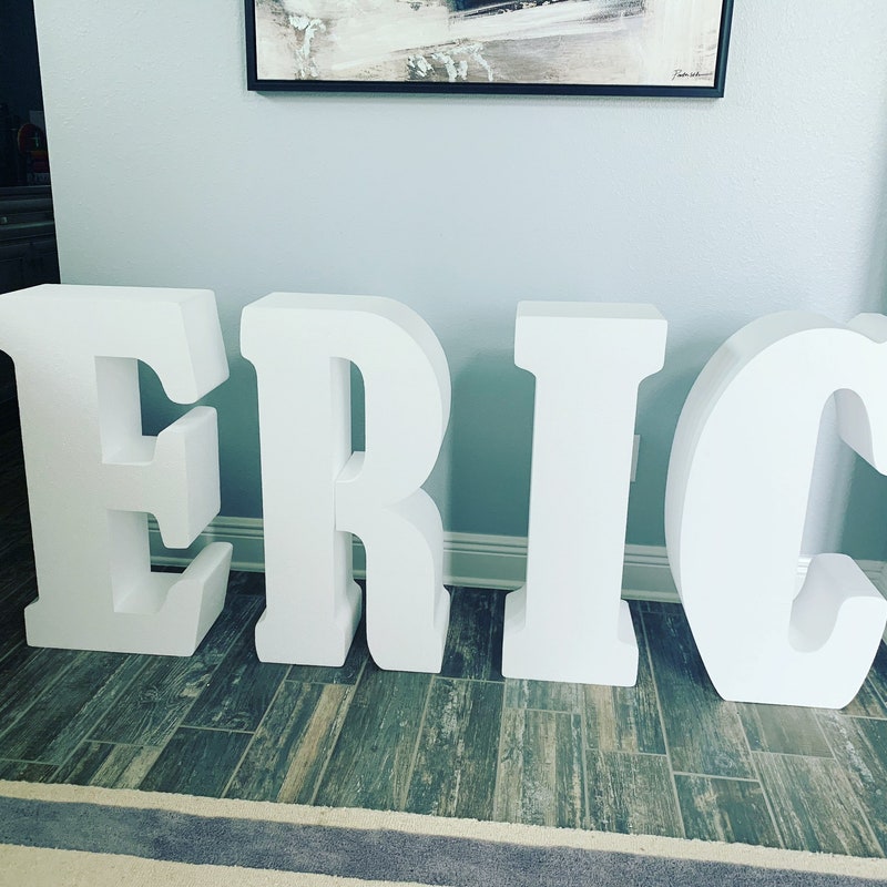 Large Foam Letters - Etsy