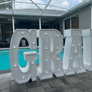 Grad Marquee Letters - Etsy