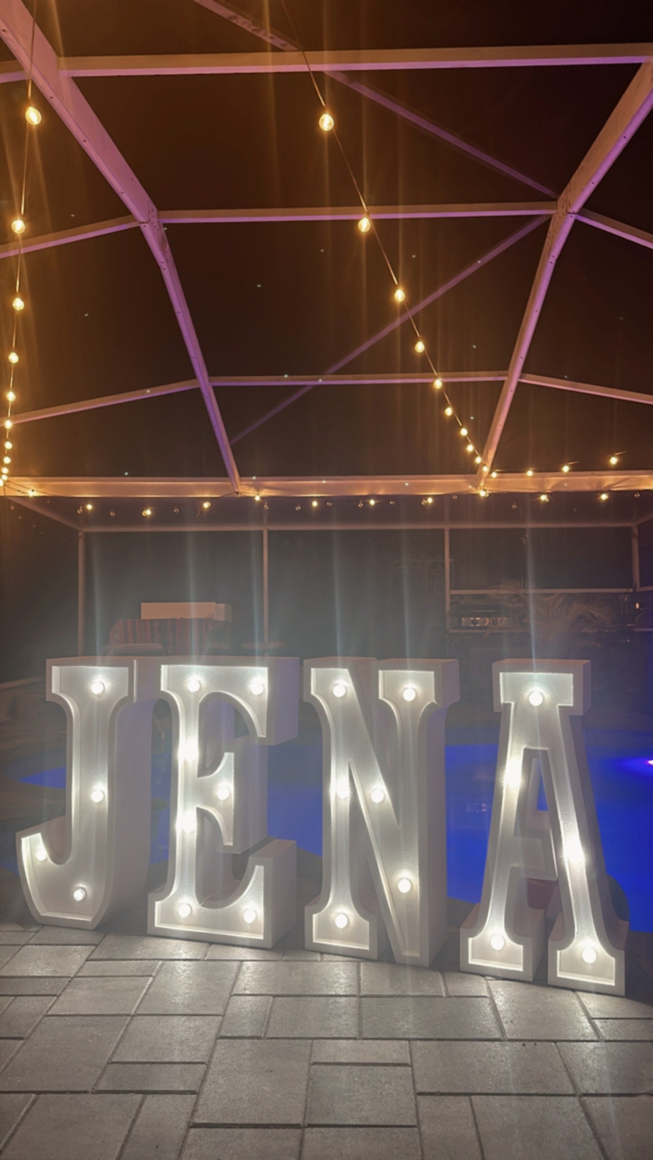 Marquee Letters | Custom Names | Huge Letters | Weddings | Numbers ...