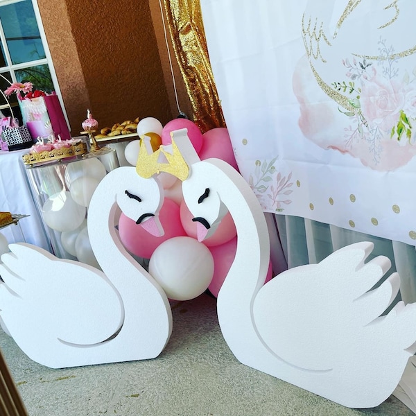 Swan Party Decor - Etsy