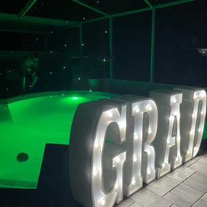 Grad Marquee Letters - Etsy