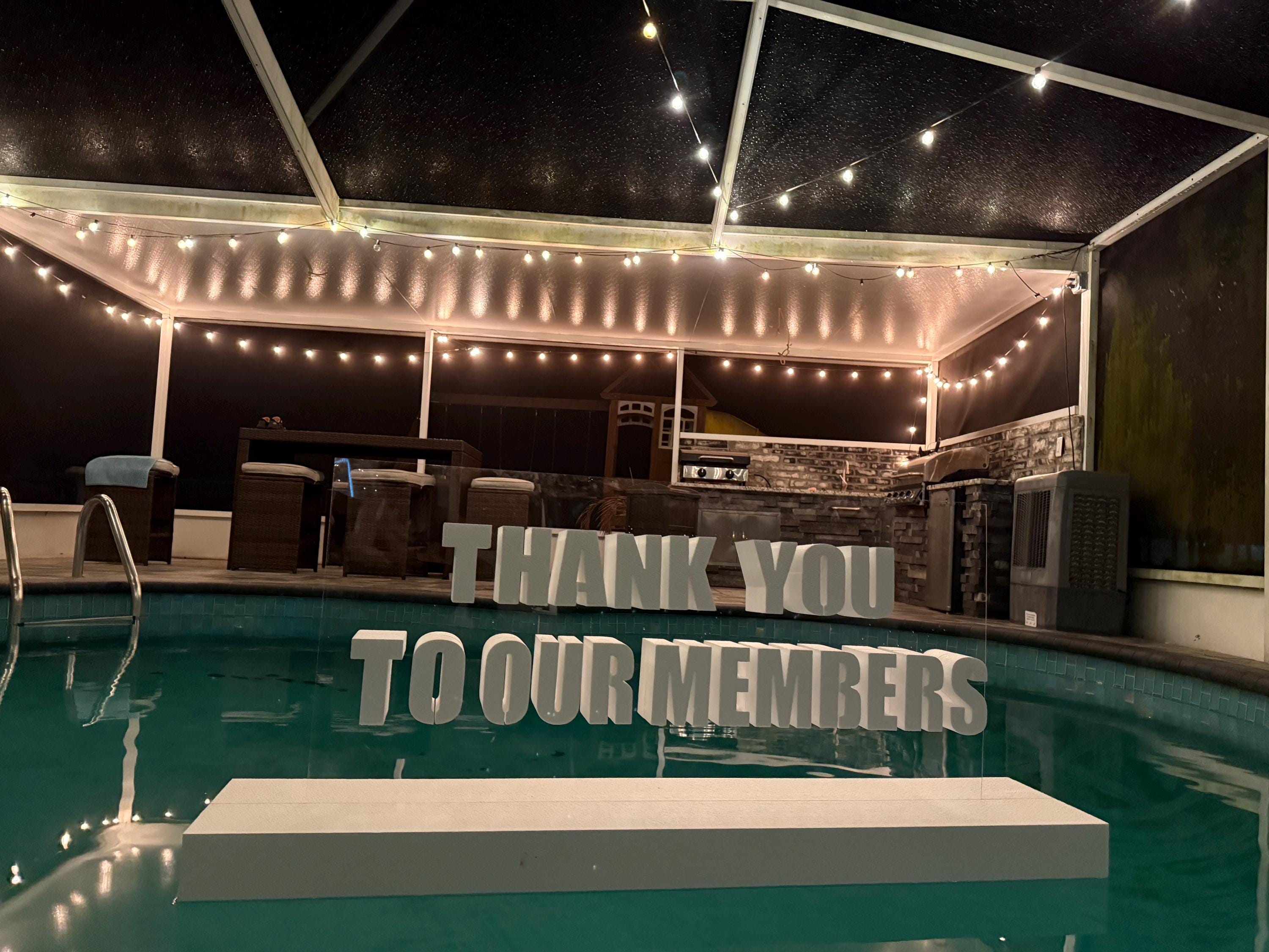 Grad Sign | Pool Float | Custom Made - Etsy