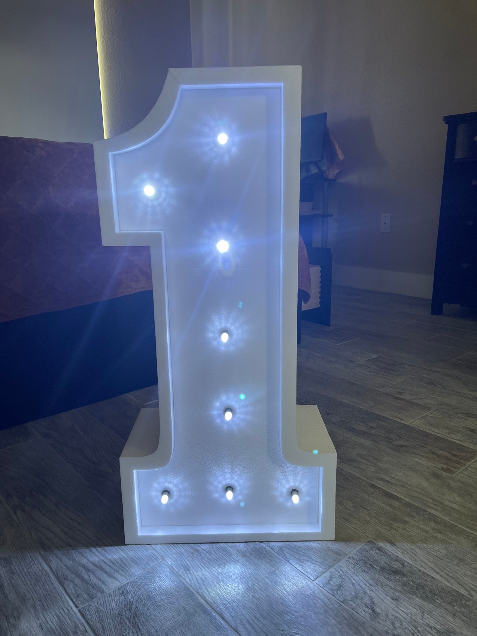 Marquee Numbers With Lights - Etsy