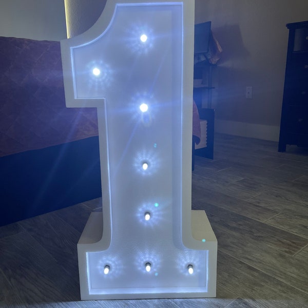 2023 Marquee Number Lights Large - Etsy