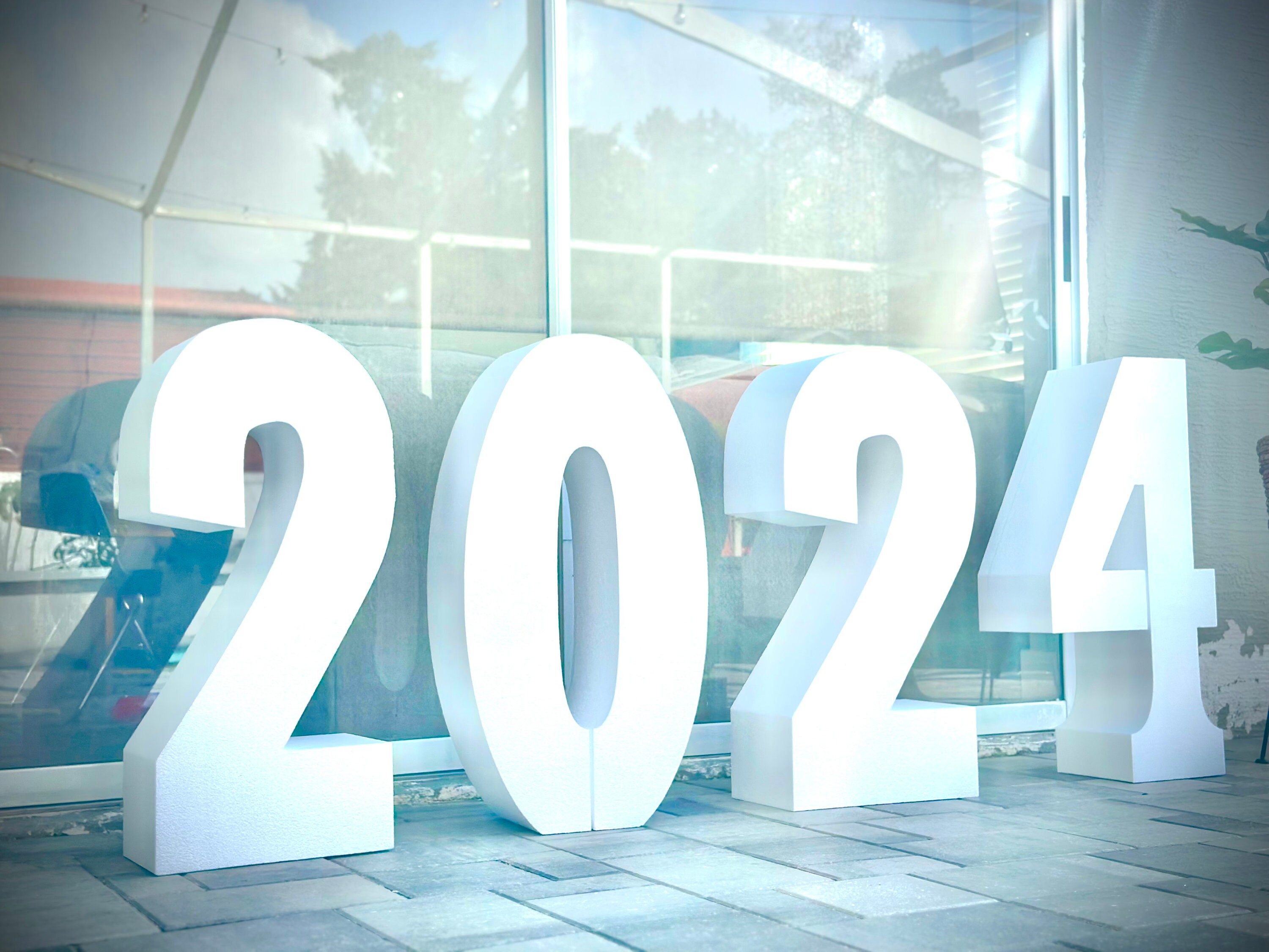 Huge Table Base Foam Numbers 2024 Graduation | Party Decor | Dessert ...