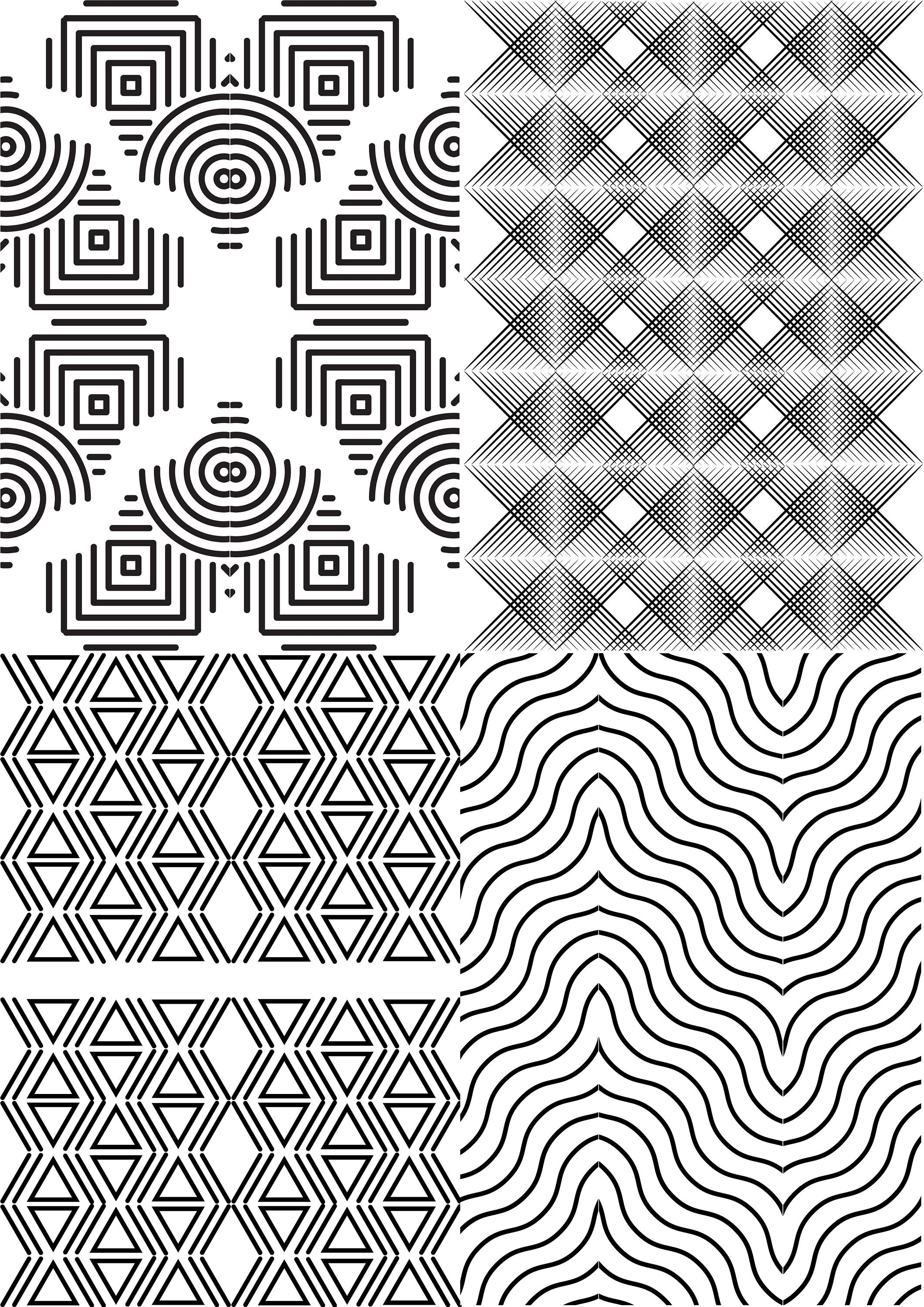 Geometry Patterns 2 - Etsy
