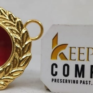 Brass Theca Relic in 24 Carat Gold Plating - Small Reliquary ...