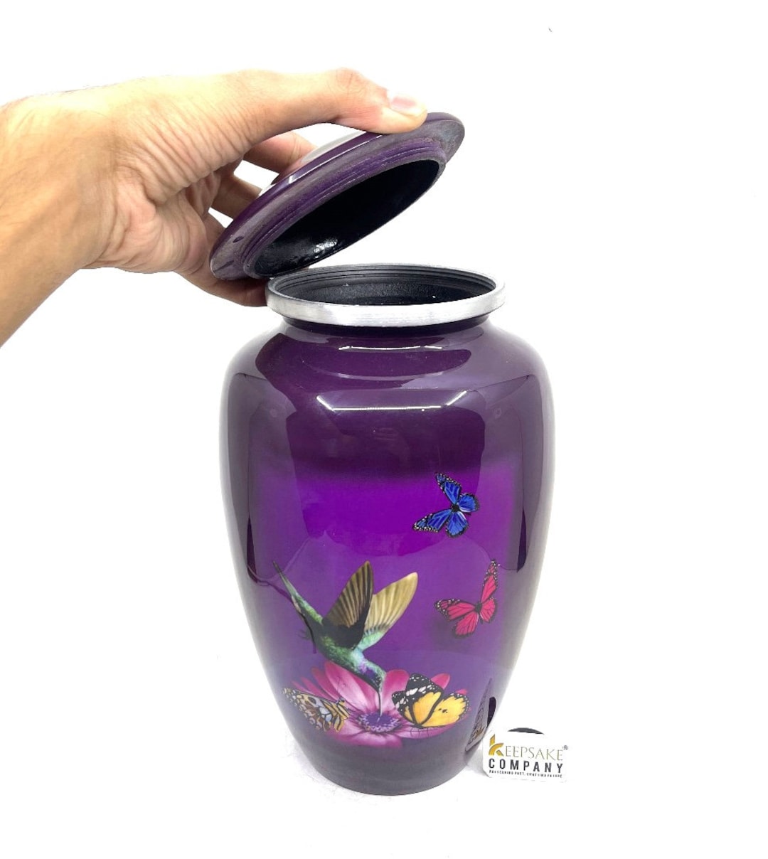 Butterfly and Humming Bird Urns for Adult Ashes - Urns for Ashes - Urn ...