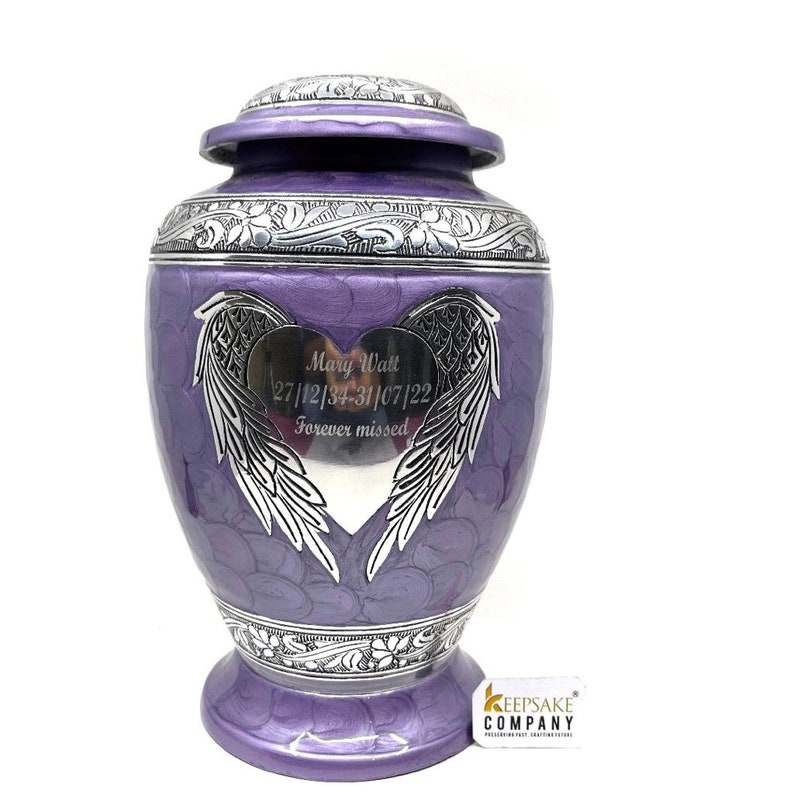 Purple Cremation Urns for Adult Ashes Urns for Human Ashes - Etsy