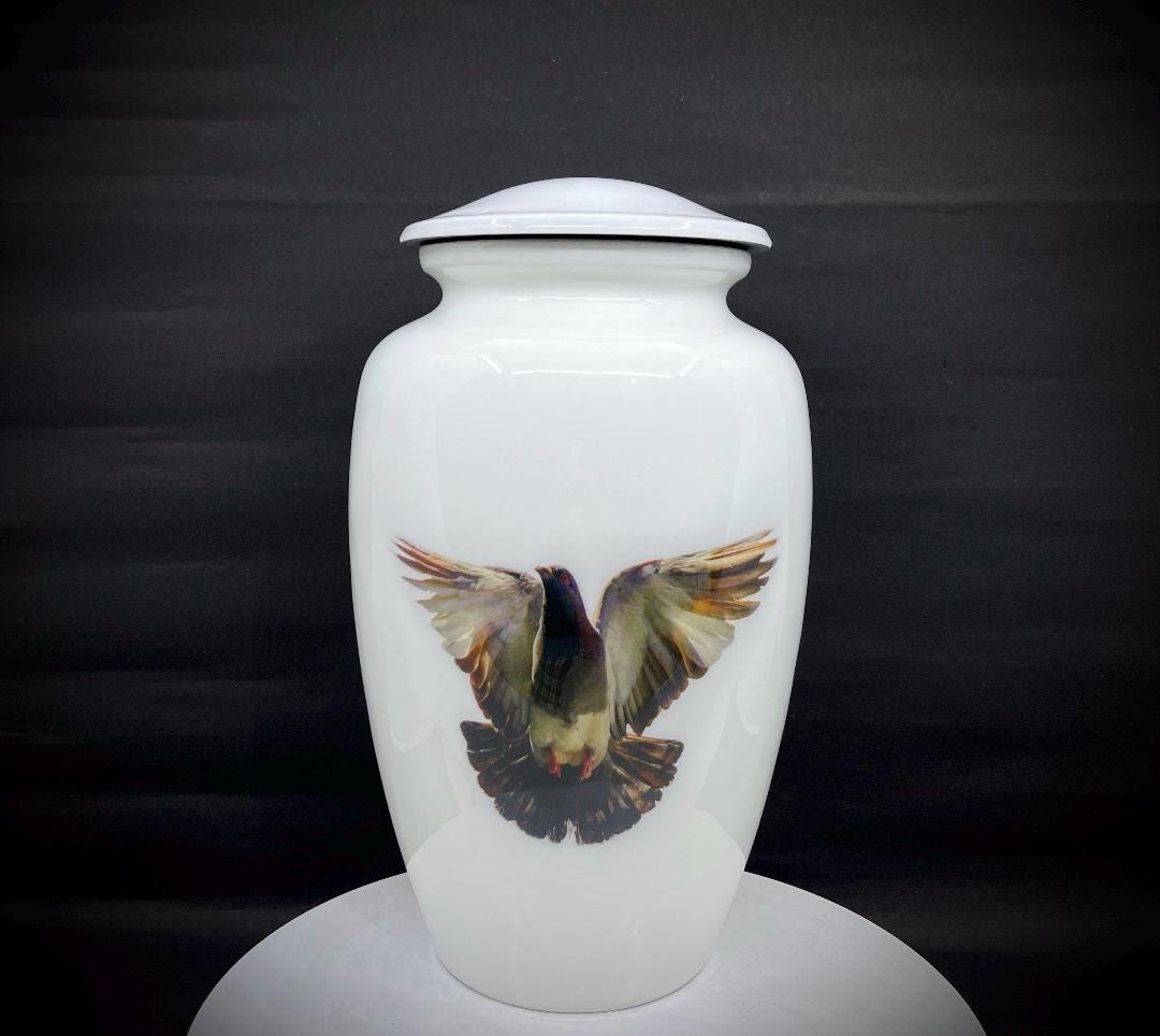 White Dove Cremation Urns for Adult Ashes - Urns for Human Ash - Urn ...