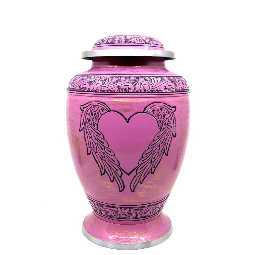 Pink Cremation Urns for Adult Ashes - Urns for Human Ashes - Urns for ...