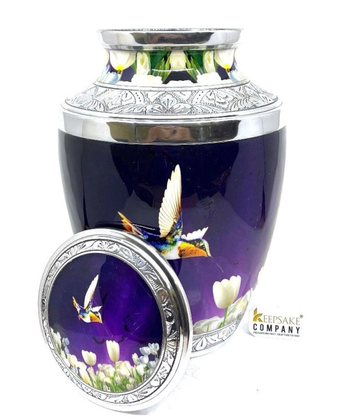 Humming Bird Cremation Urn - Funeral Urn for Human Ash - Urn for Ashes ...