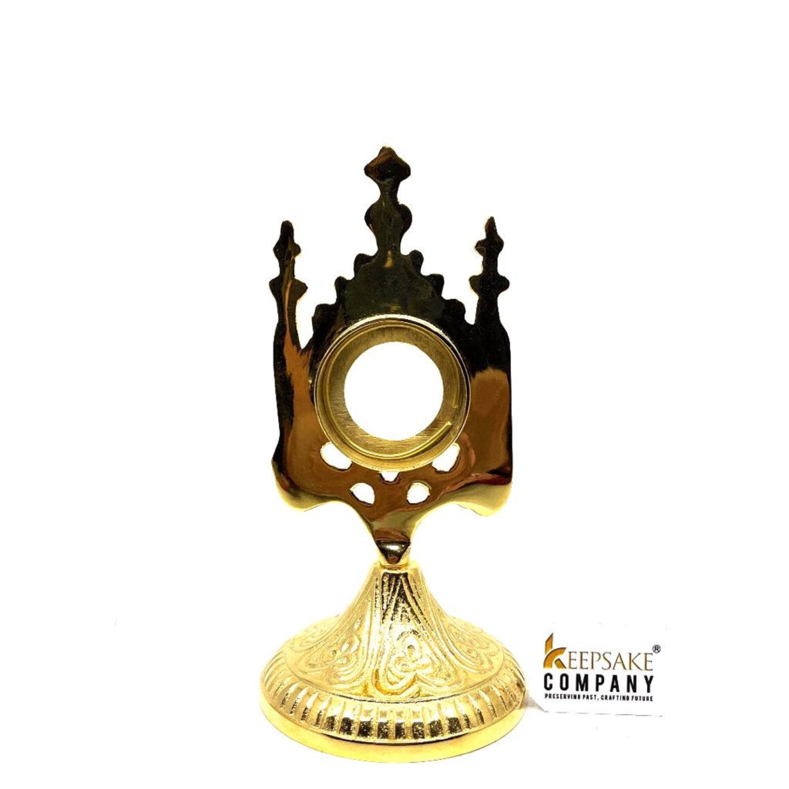Brass Reliquary in 24 Carat Gold Plating Small Reliquary - Etsy