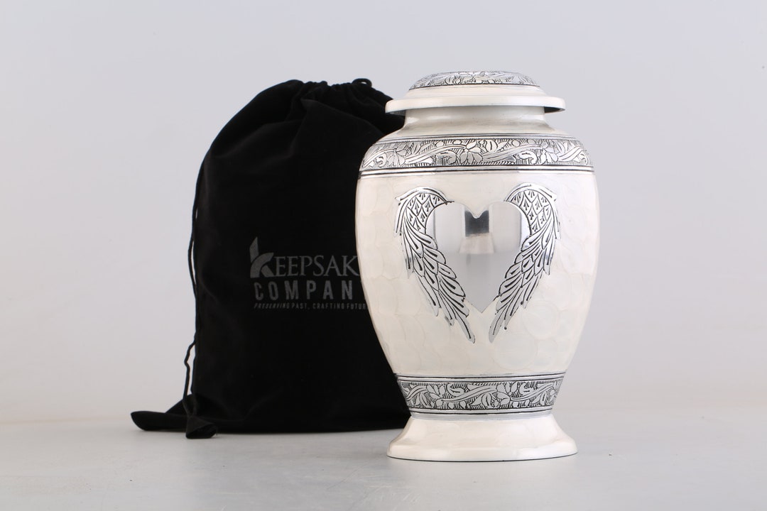 White Urns for Ashes Adult Male - Urn - Cremation Urn - Urn - Urns ...