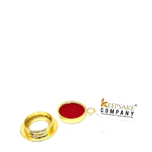 Brass Theca Relic in 24 Carat Gold Plating - Small Reliquary ...