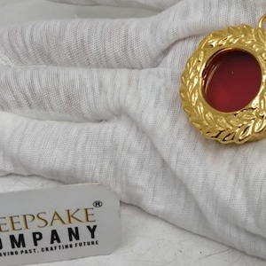 Brass Theca Relic in 24 Carat Gold Plating - Small Reliquary ...