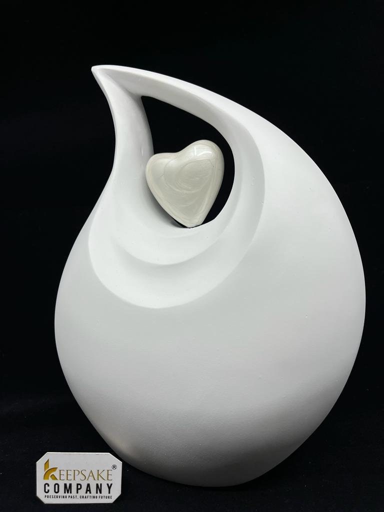 Premium White Teardrop Urns for Ashes Adult Male Urn Urns - Etsy