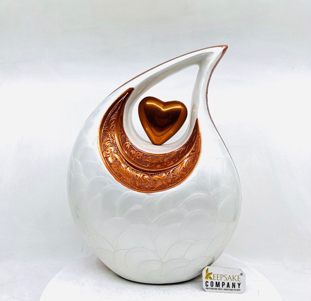 Custom Cremation Urn for Ashes - Artisan Crafted Memorial Vessel ...