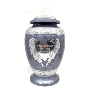 Grey Cremation Urns for Adult Ashes - Urns for Human Ashes - Urns for ...