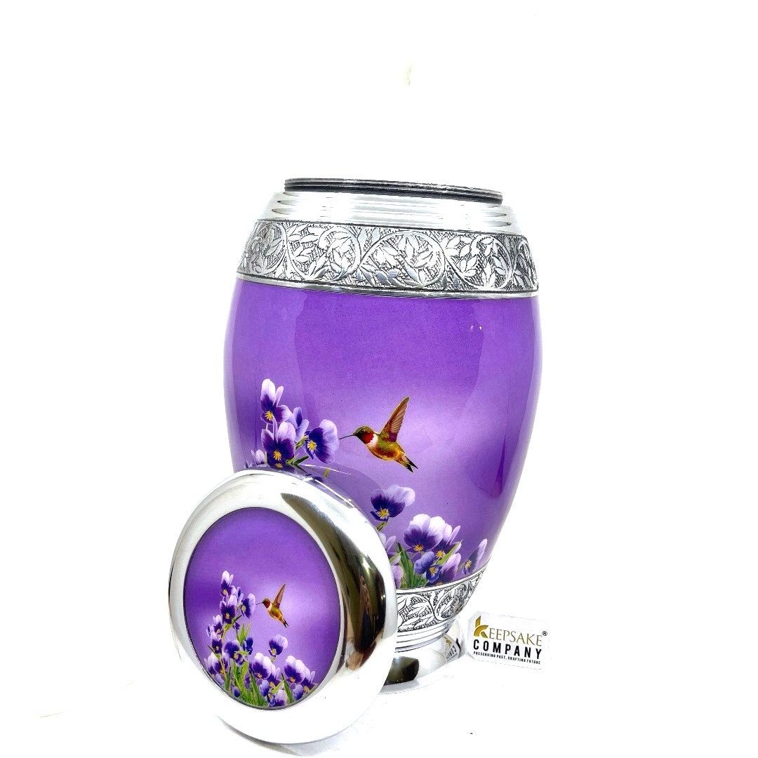 Humming Bird Cremation Urn - Funeral Urn for Human Ash - Urn for Ashes ...