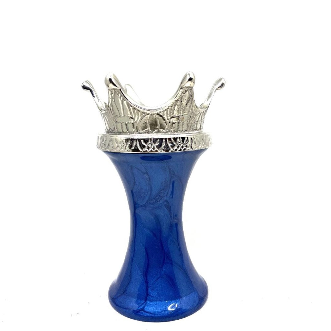Blue Tealight Cremation Urn With Crown - Keepsake Ash Urn - Etsy