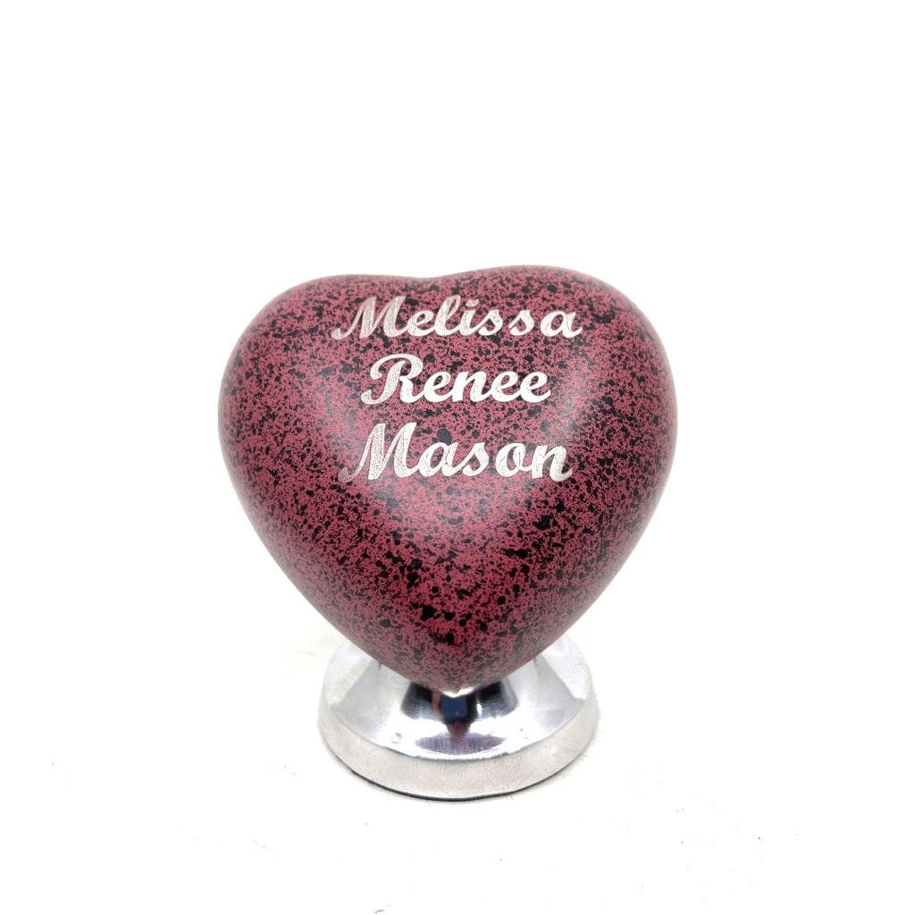 Heart Shaped Engravable/ Customised Urns Mini Urn for Human - Etsy
