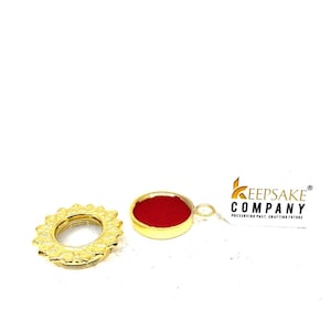 Brass Theca Relic in 24 Carat Gold Plating - Small Reliquary ...