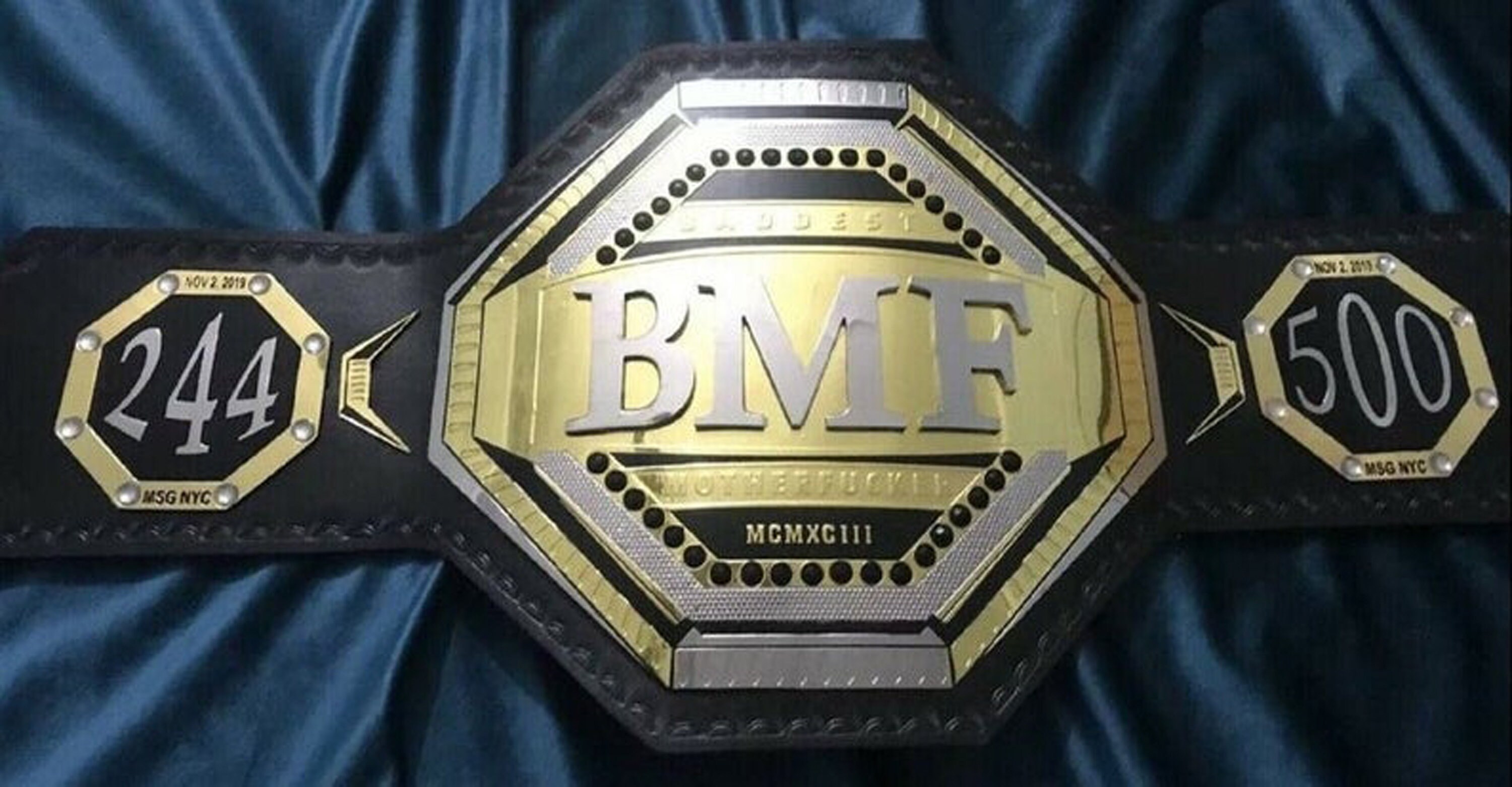 Nuevo cinturón de doble placa del Campeonato BMF de UFC | Etsy