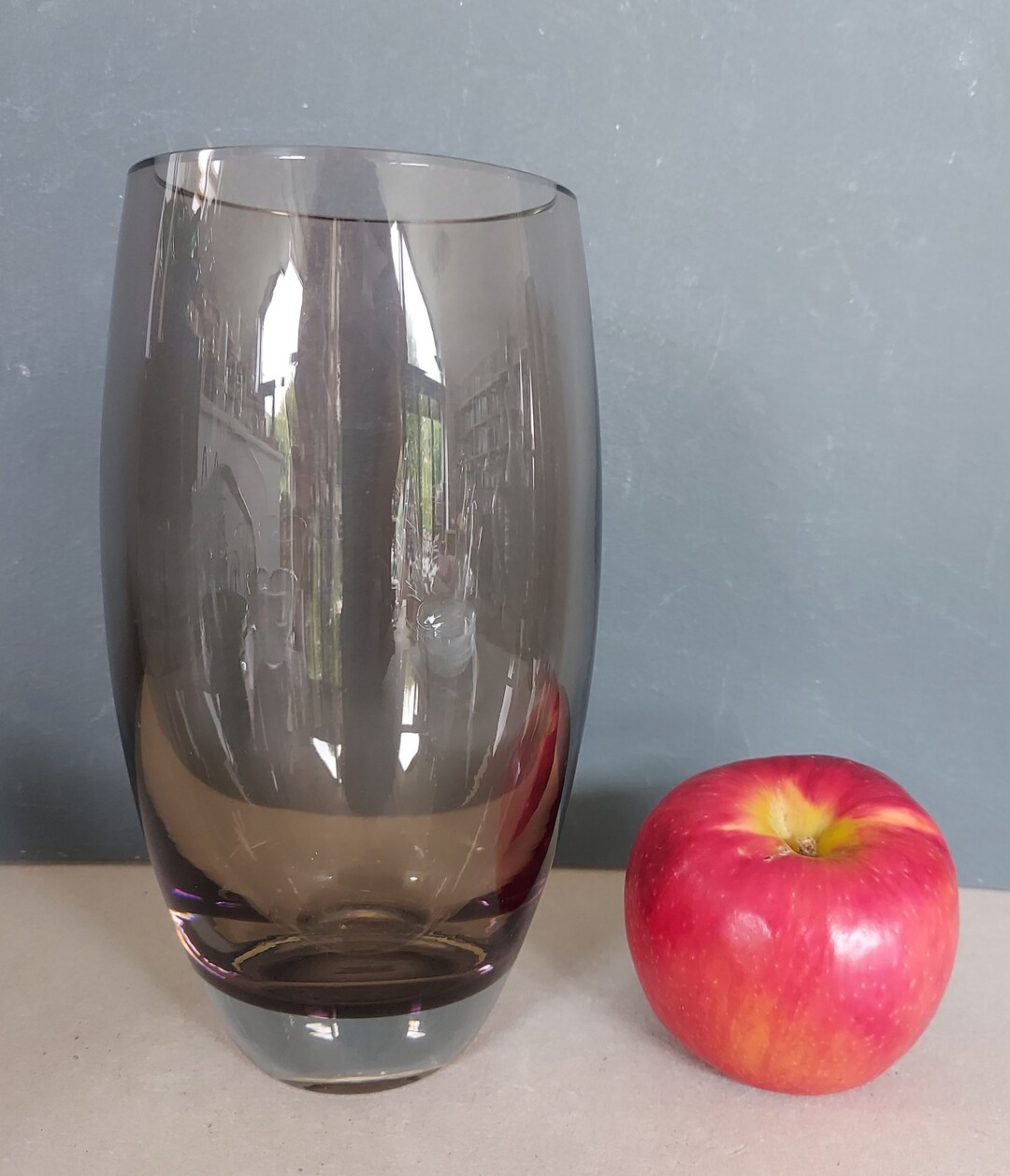 Vintage Caithness Crystal Peat Vase, Lovely Heavy Crystal, Designed by ...