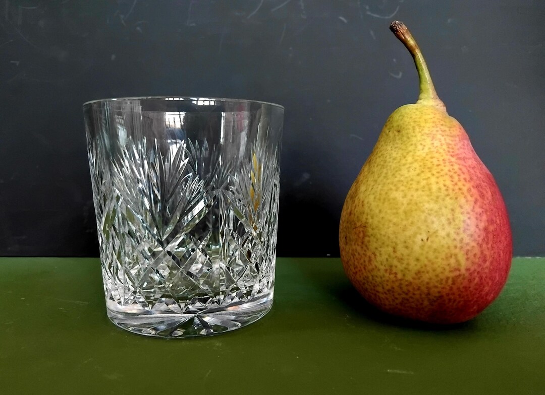 Vintage Edinburgh Crystal Iona Old Fashioned Whisky Glass or Tumbler ...