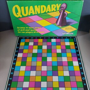 A Vintage and Collectable Quandary Board Game by Spear's Games, 1960's ...