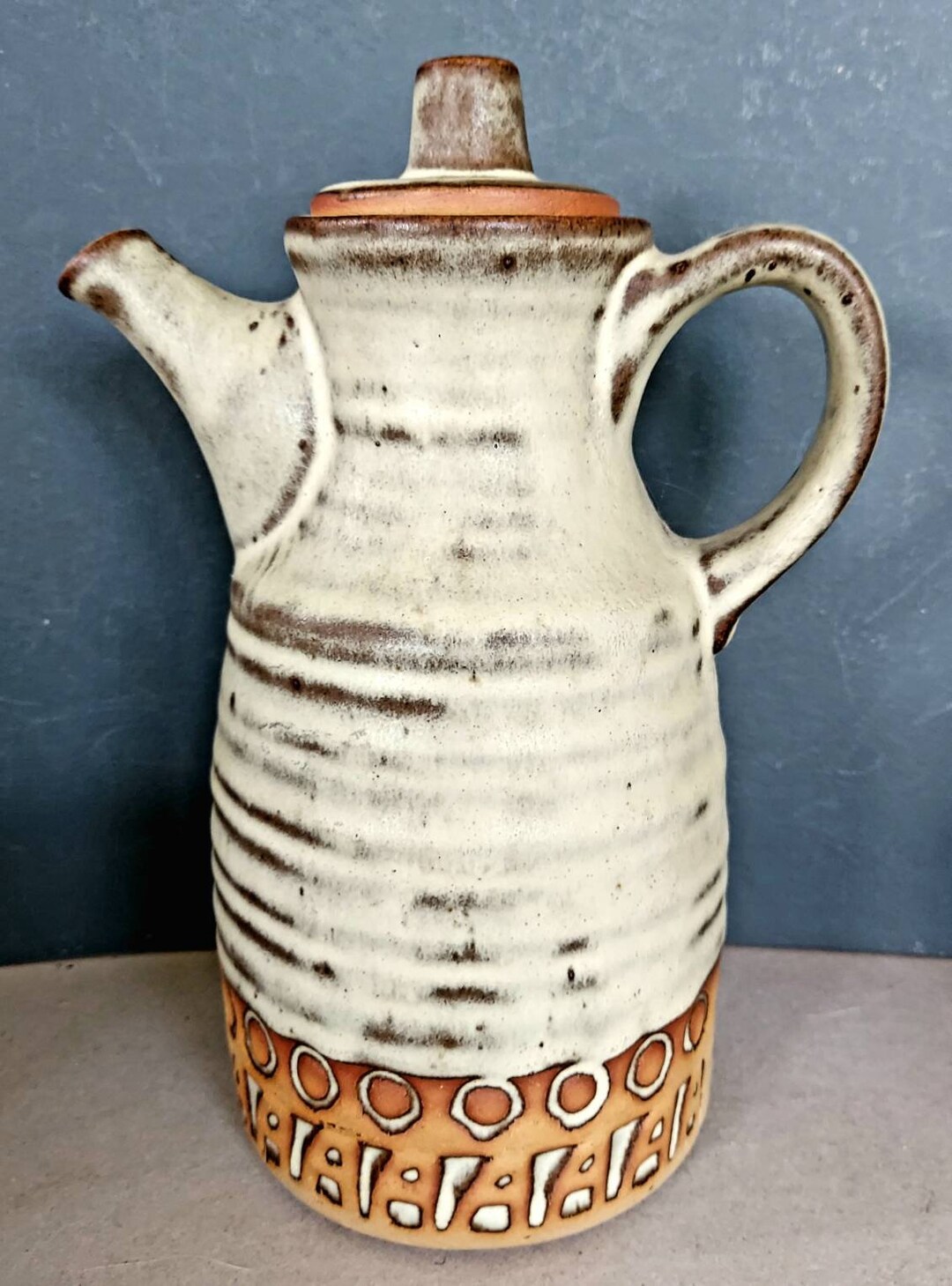 A Stunning Vintage Studio Pottery Coffee Pot Made by Tremar Pottery ...