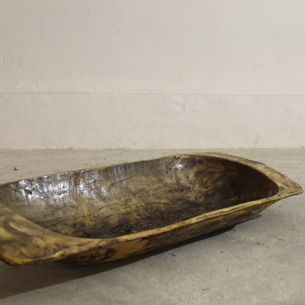 Antique Wooden Fruit Bowl - Etsy
