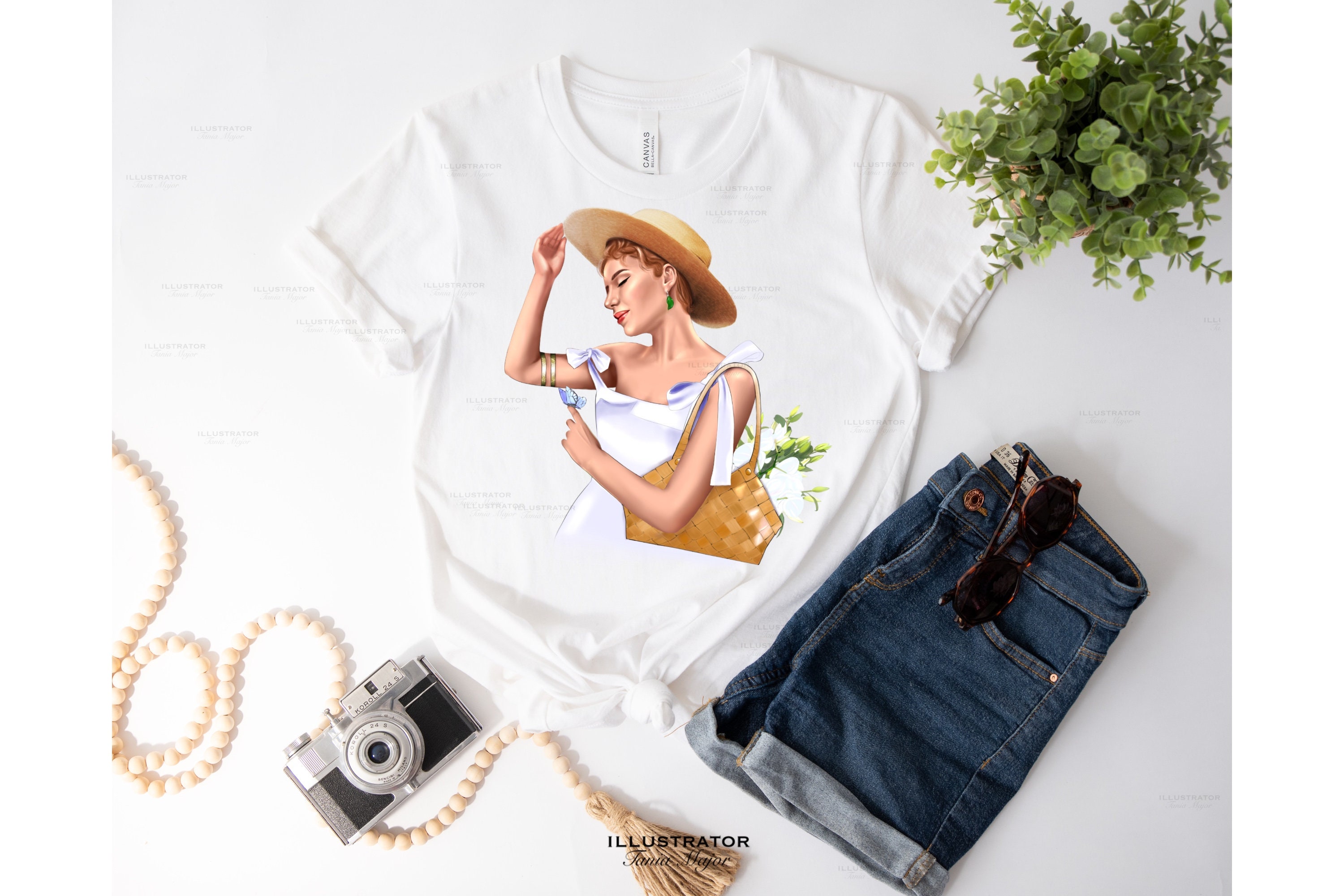 Summer Girl Clipart Summer Clipart Fashion Clipart Fashion - Etsy