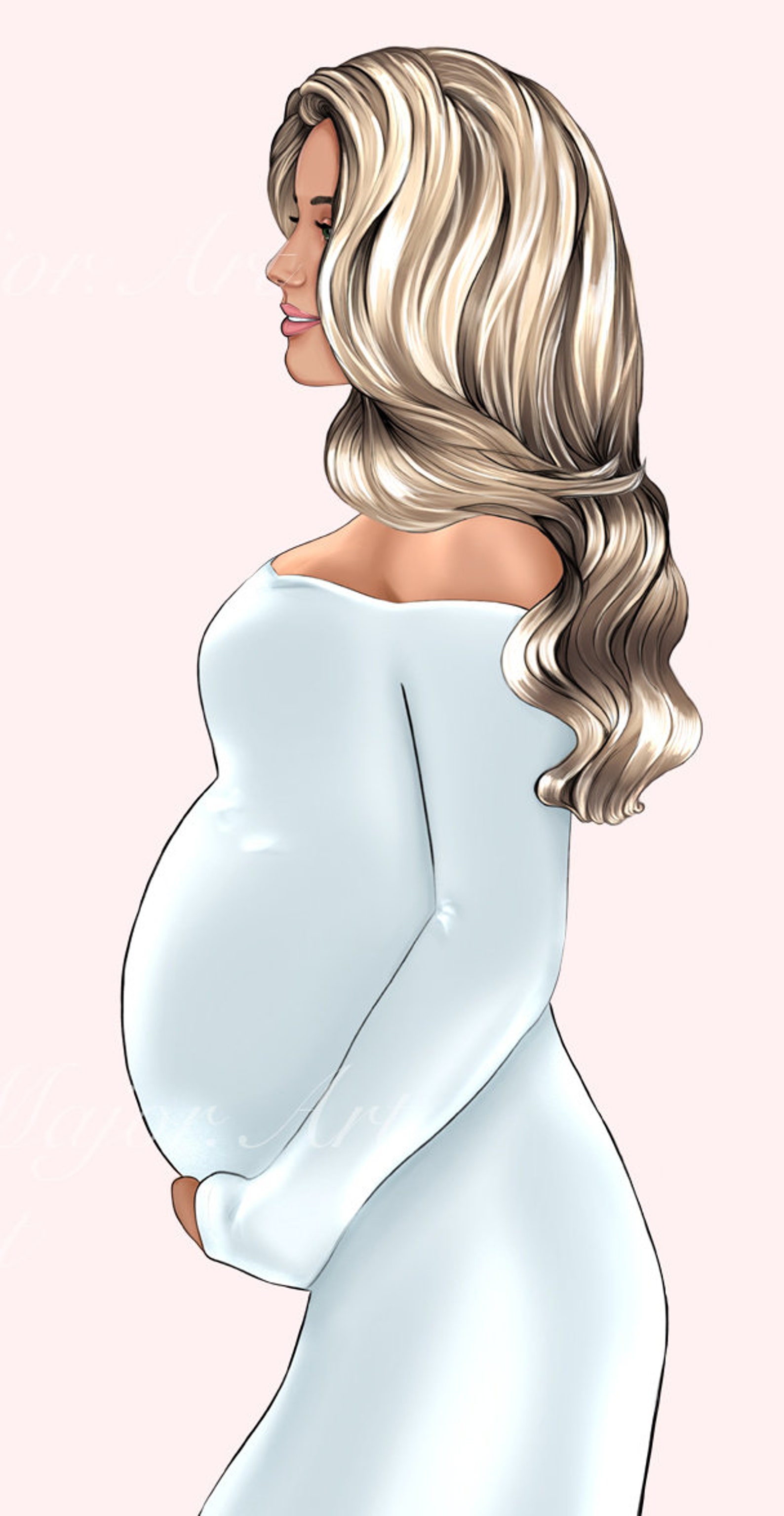 Pregnancy Clipart Maternity Clipart Mom to Be Clipart - Etsy