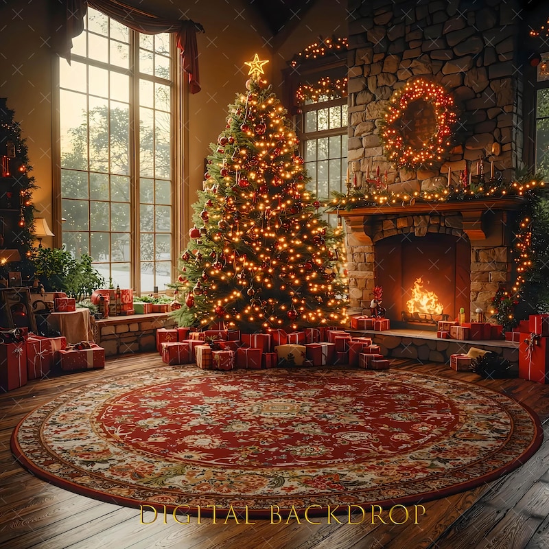 Fireplace Backdrop - Etsy