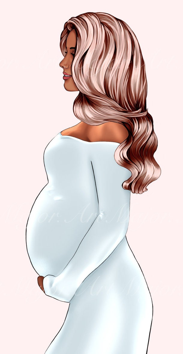 Pregnancy Clipart Maternity Clipart Mom to Be Clipart - Etsy