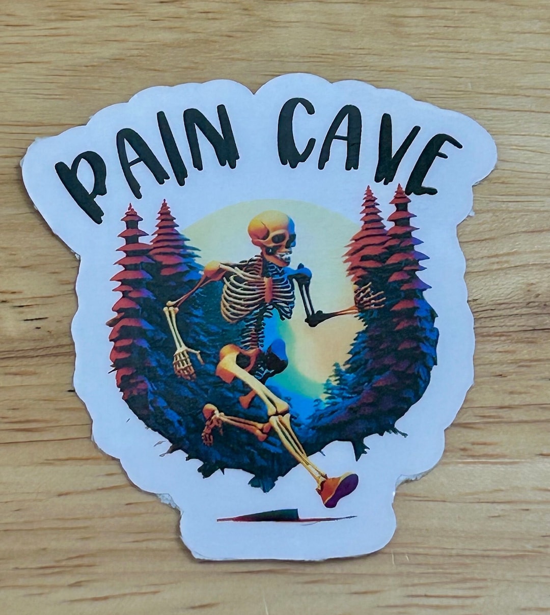 Pain Cave Sticker, Waterproof Sticker, Gift for Runner, Ultra Runner ...