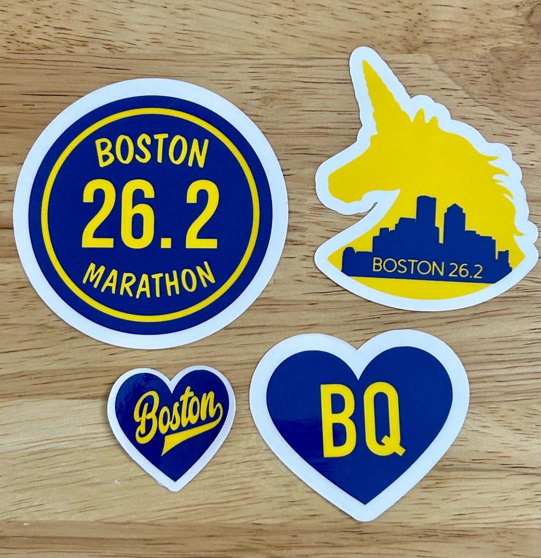 Boston Marathon Stickers, Running Stickers, Waterproof Marathon ...