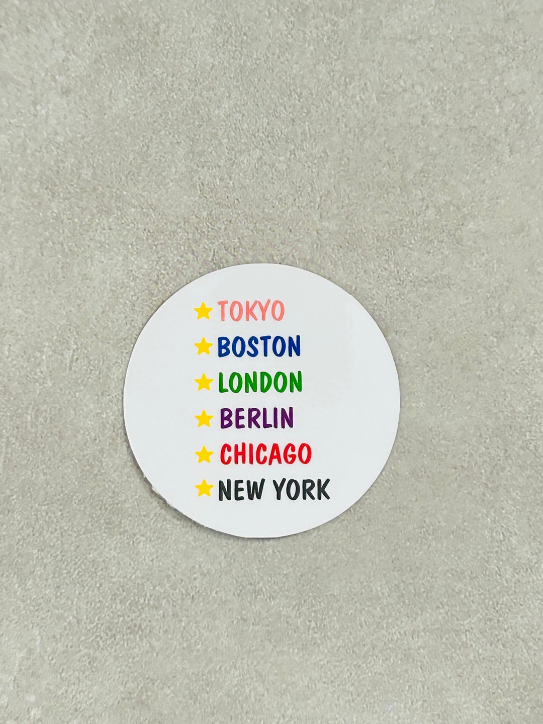 The 6 Major Marathons Sticker, Waterproof Sticker, Marathon Sticker ...